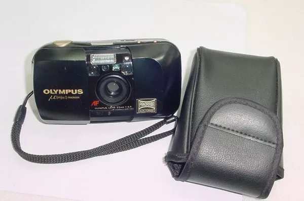 Olympus U [mju:] Muji-1 Panorama 35mm Film Point & Shoot Compact Camera ...