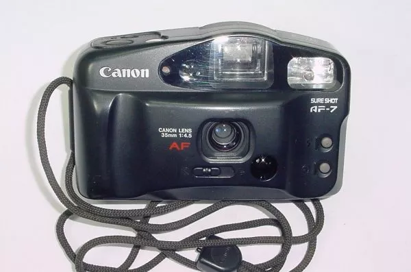Canon SURESHOT AF-7 35mm Film Point & Shoot Compact Camera w/ 35/4.5 Len...