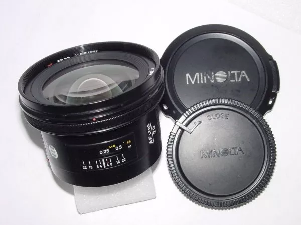 Minolta 20mm F/2.8 AF Auto Focus Wide Angle Lens - Sony A-Mount - Minolt...