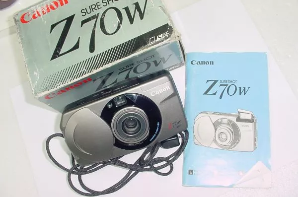 Canon Z 70W SAF Point & Shoot 35mm Film Camera 28-70mm f/5.6-7.8 Zoom Le...