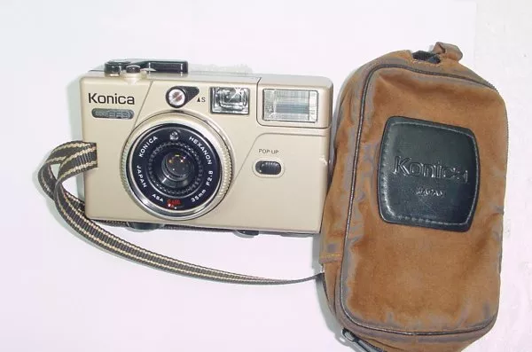 Konica C35 EF3 35mm Film Point & Shoot Camera 35/2.8 Hexanon Lens - Koni...